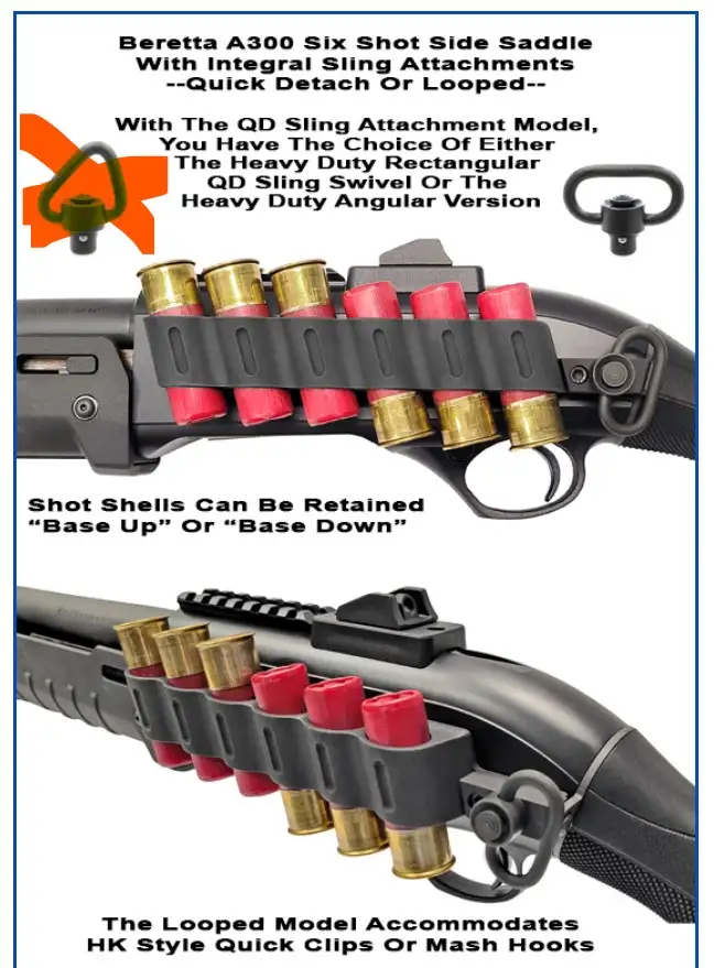 Beretta A300 Ultima Patrol Six Shot Side Saddle + Integral QD ...