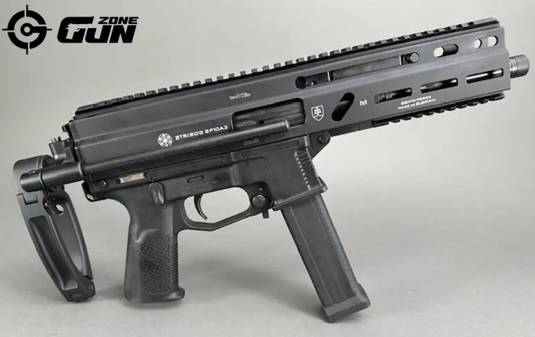 Grand Power Stribog SP10A3 10mm — A3 INDUSTRIES Telescoping Brace ...